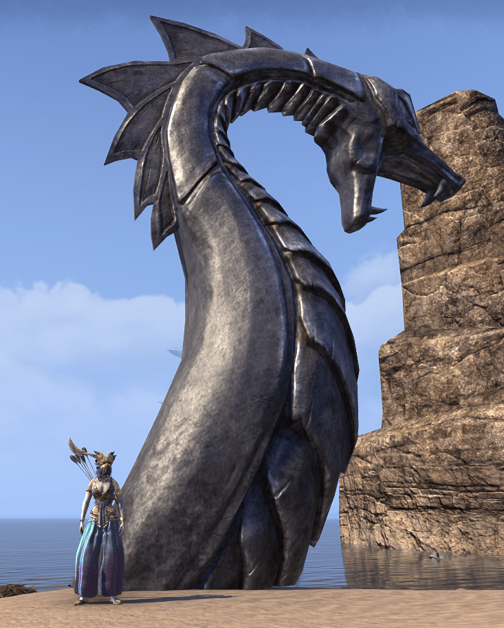 ESO Fashion | Maormer Ship's Prow, Serpentine (Elder Scrolls Online)