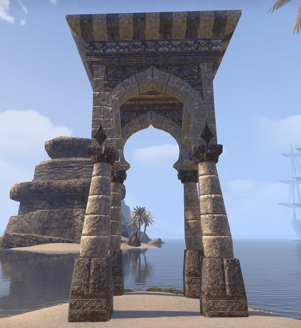 ESO Fashion | Redguard Archway, Four-Column (Elder Scrolls Online)