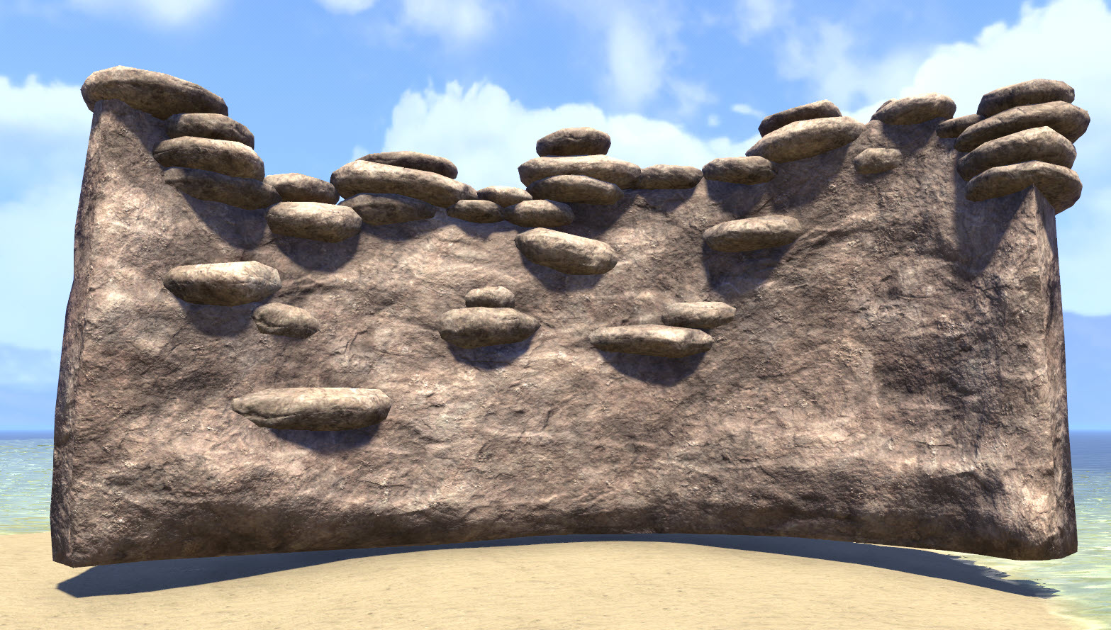 ESO Fashion | Druidic Fence, Curved Stone (Elder Scrolls Online)