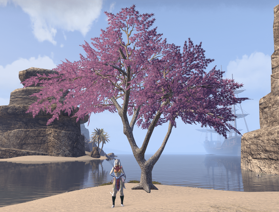 ESO Fashion | Tree, Large Pink Maple (Elder Scrolls Online)
