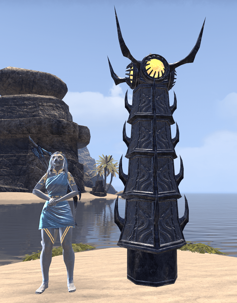 ESO Fashion | Daedric Turret, Flame Tower (Elder Scrolls Online)